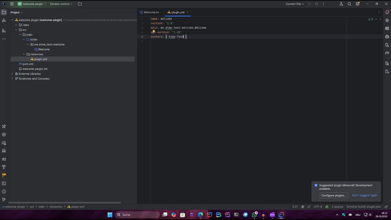 Create Your Own Minecraft Plugins #1 – Installing and Setting Up IntelliJ IDEA - YouTube