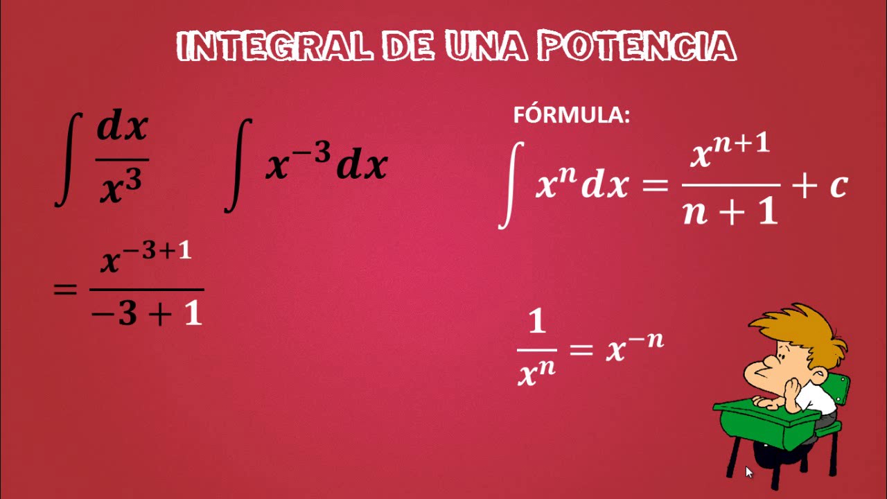 Integral con exponente en el denominador - YouTube
