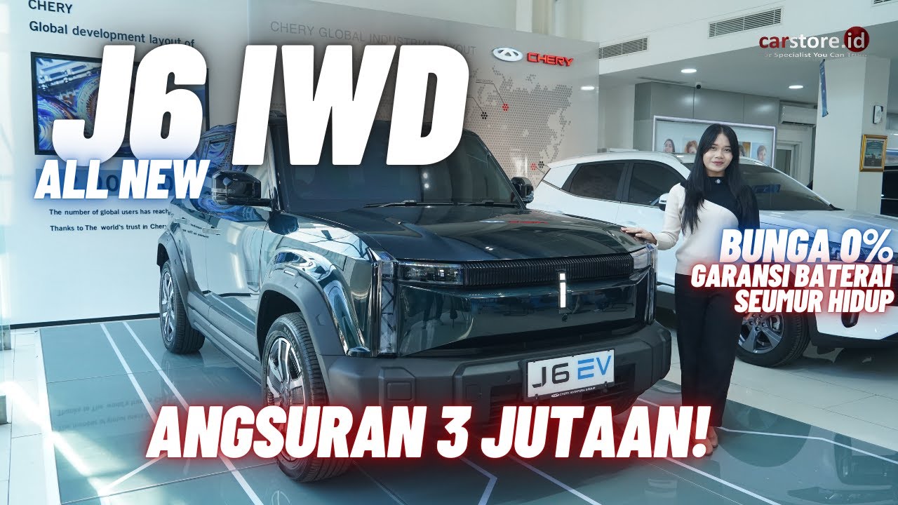SUV Offroad EV, Garansi Baterai Seumur Hidup⁉️Review Chery J6 RWD EV ...