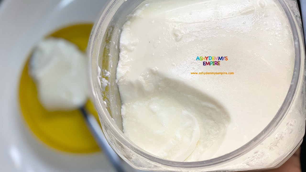 JUST 3 INGREDIENTS | HOW TO MAKE A VERY THICK YOGHURT AT HOME WITH JUST ...