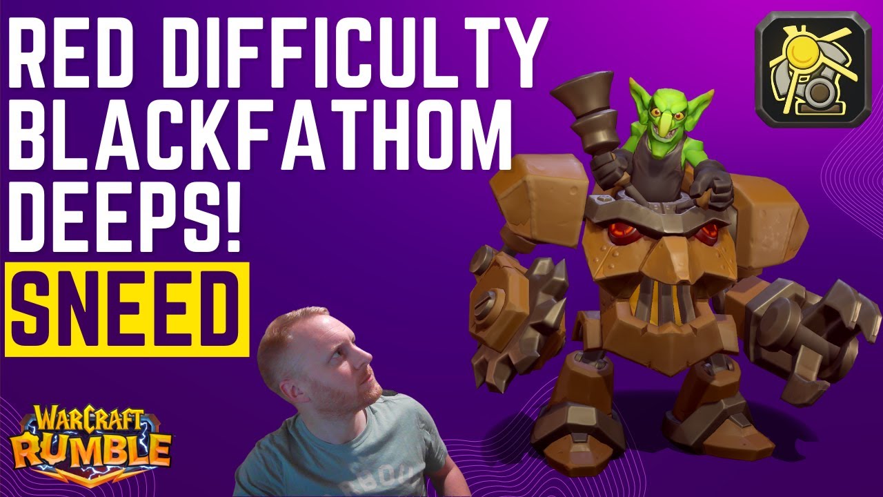 EASY Sneed Deck in Warcraft Rumble Blackfathom Deeps Dungeon - YouTube