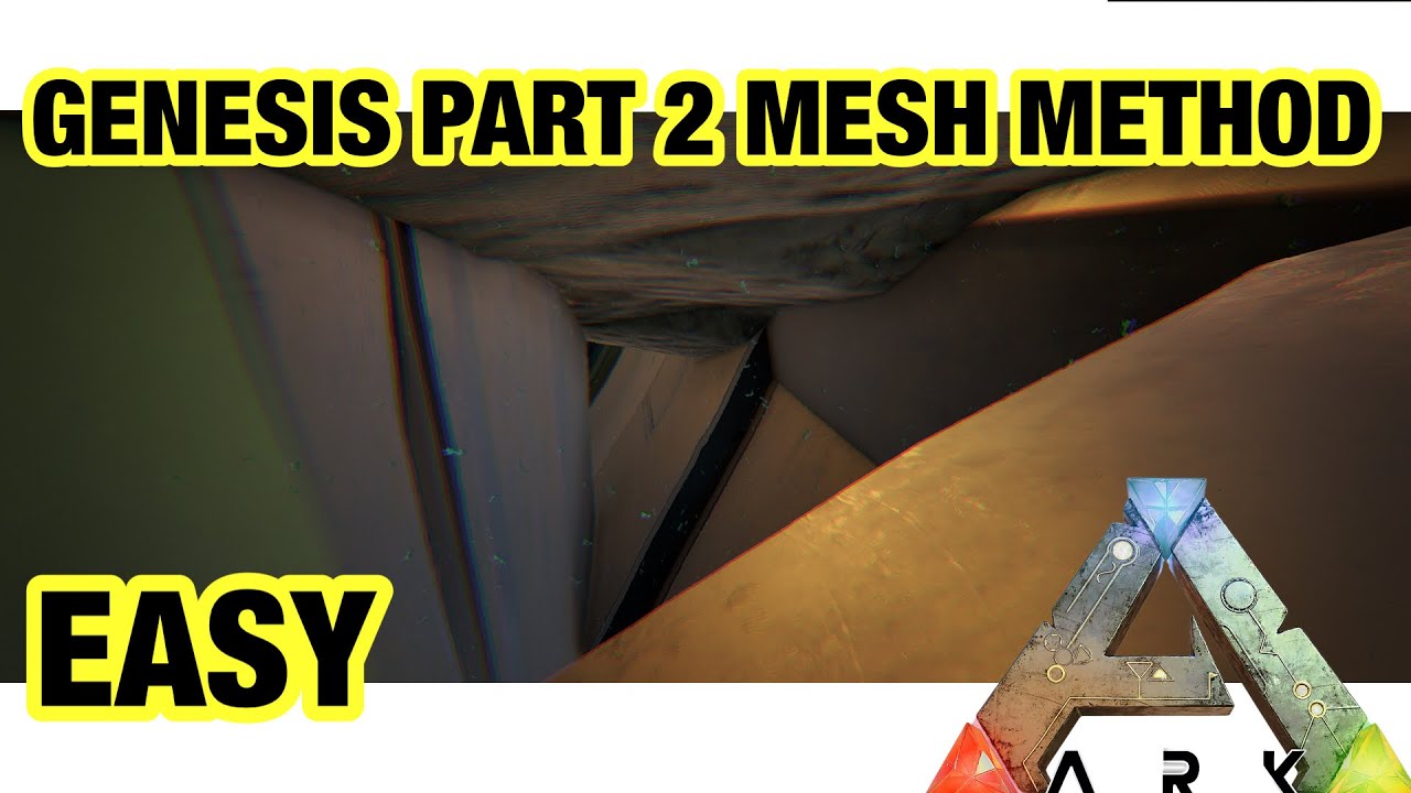 NEW GENESIS PART 2 OUT OF MAP MESH HOLE ( ARK : SURVIVAL EVOLVED GLITCH ...