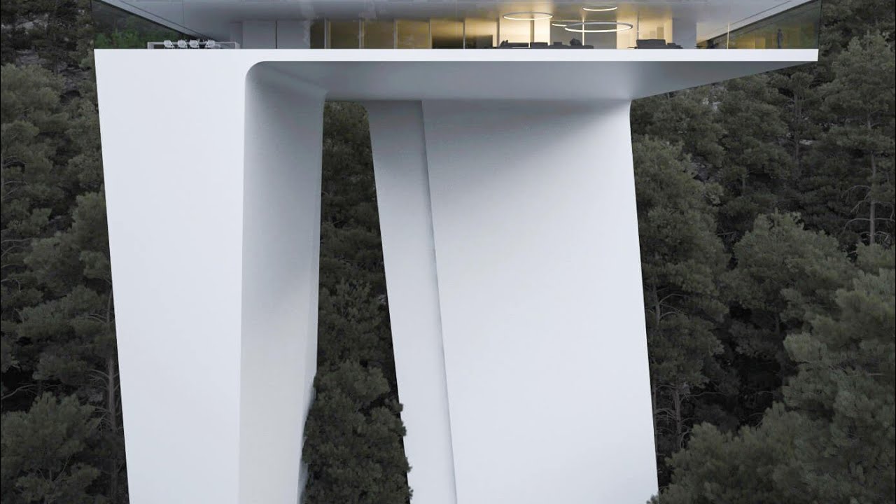 PUTIN HOUSE in Sochi, Russia designed by Roman Vlasov - YouTube