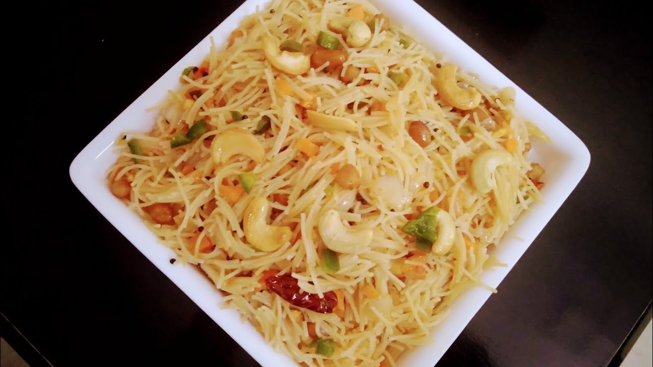 Semiya Upma | Breakfast Recipe | Vermicelli Namkeen Semiya - YouTube