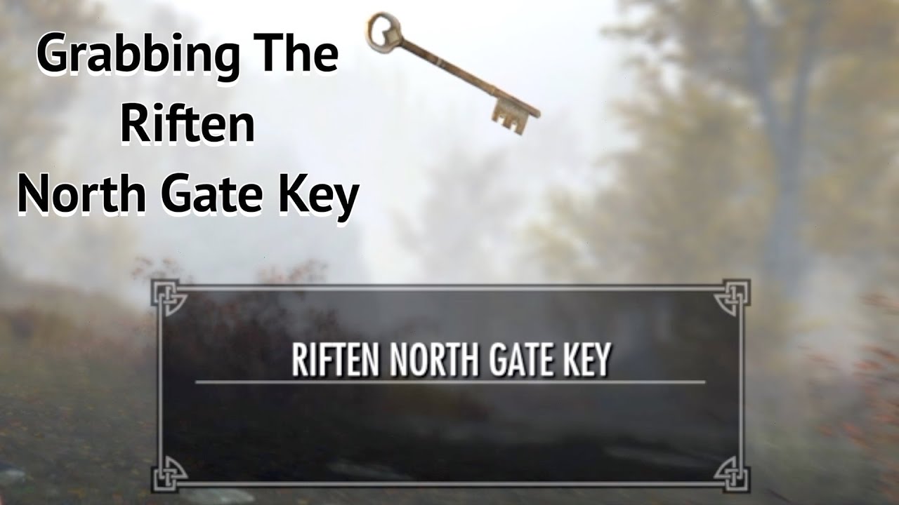 Skyrim ~ Grabbing The Riften North Gate Key - YouTube