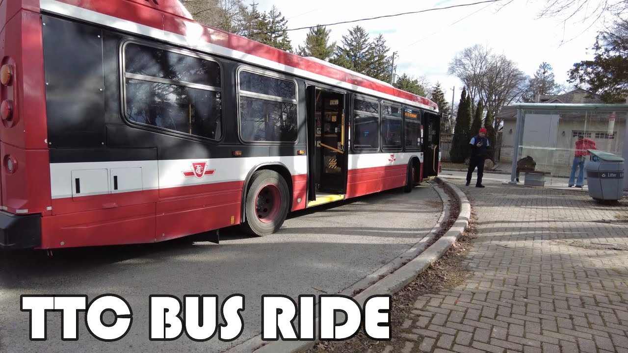 Riding the TTC 74 Bus from Doncliffe Loop to St Clair Station (#8722 ...