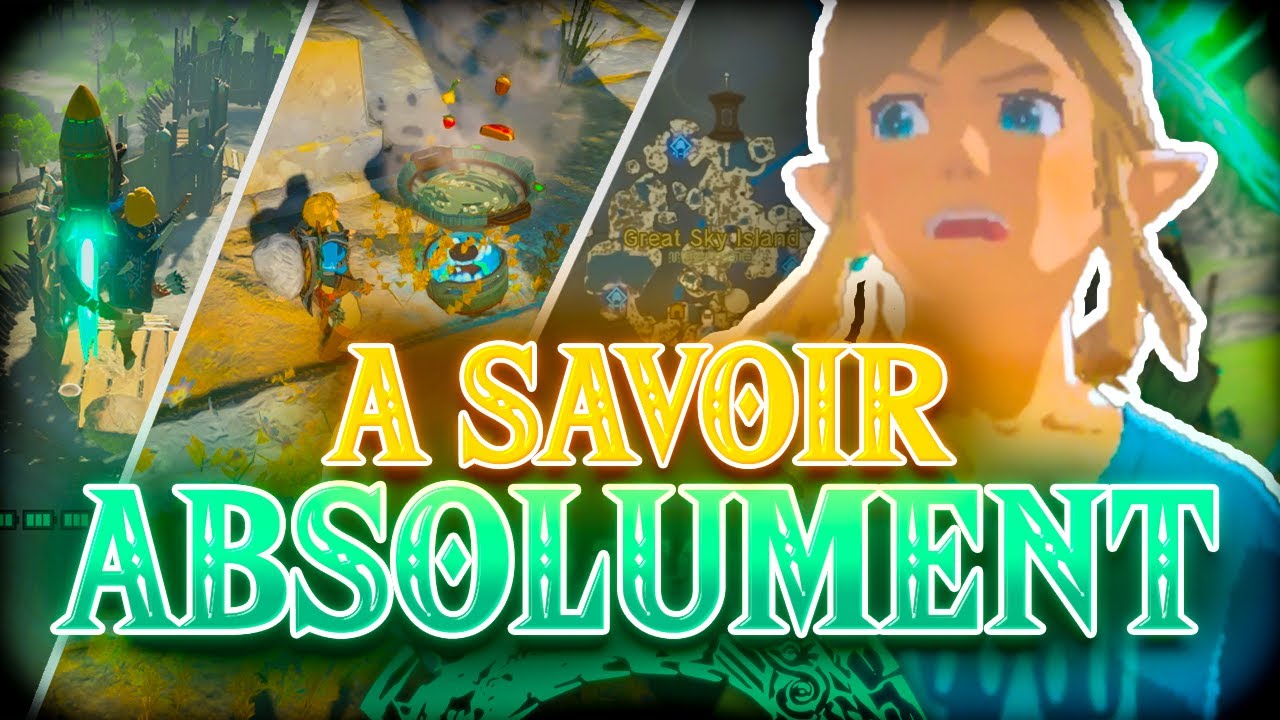 ⚠️ ZELDA TOTK : A SAVOIR ABSOLUMENT AVANT LA SORTIE ! (no spoil) - YouTube