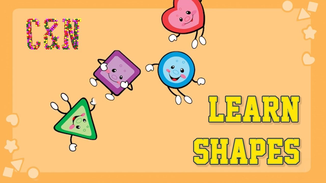 Learn About Shapes and Colors With Animation and sounds For Kids - YouTube