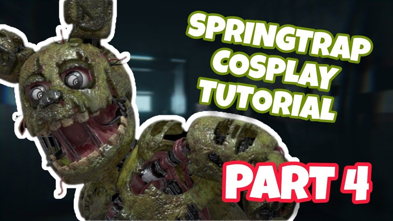 fnaf springtrap costume - YouTube