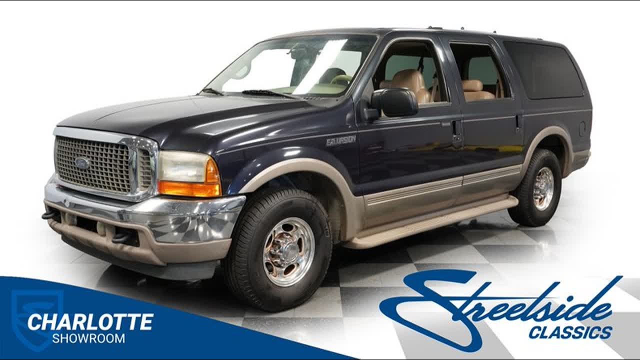 Light Blue 2001 Ford Excursion 2001 Ford Excursion