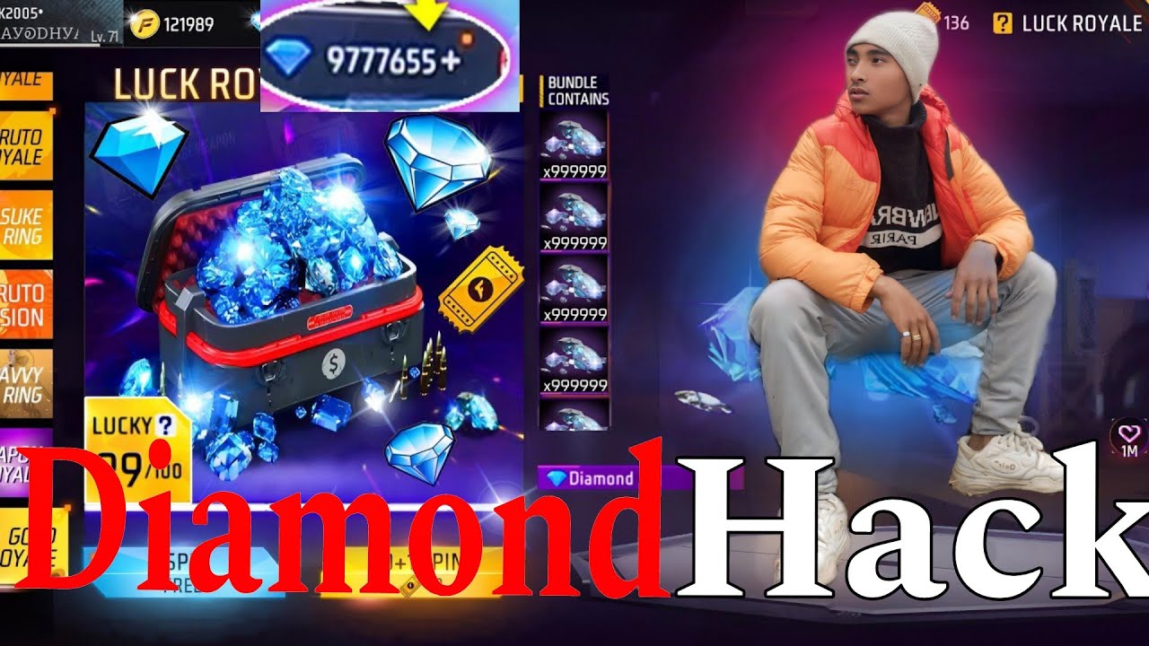 I Got Unlimited Diamonds in Free Fire! First Time Using Free Diamond ...