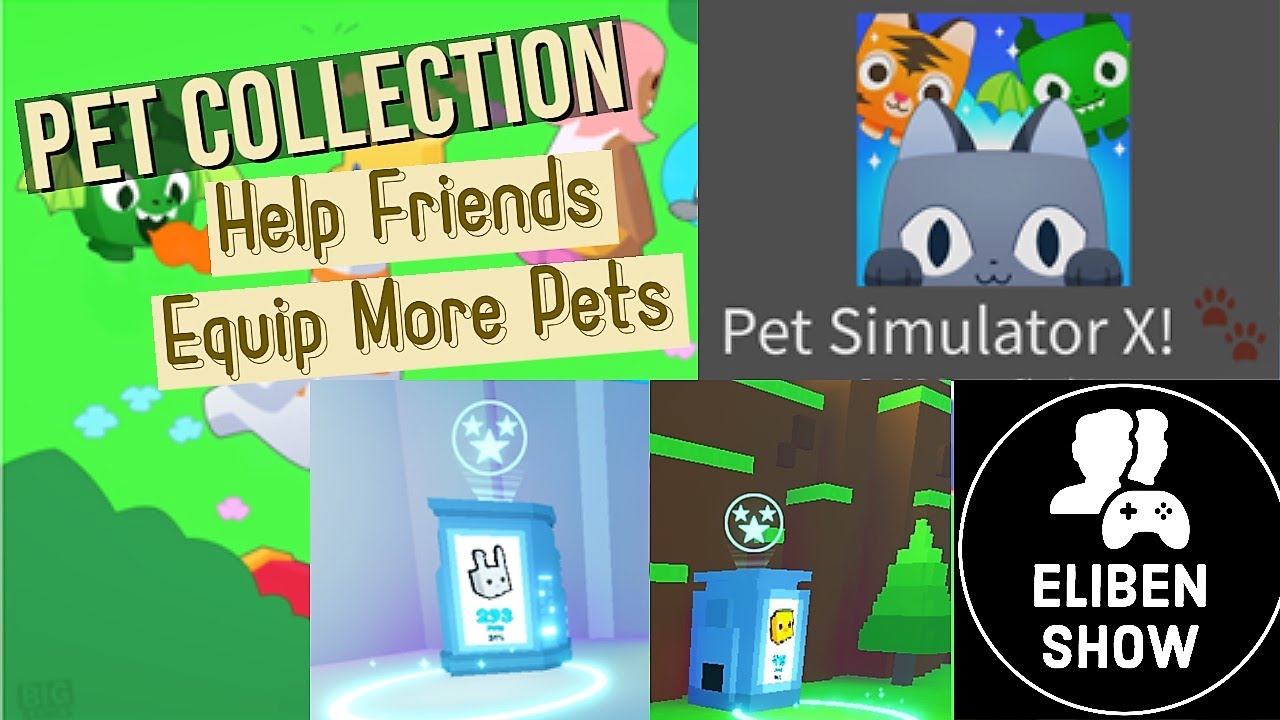 Pet Simulator X - Help Friends Equip More Pets (Pet Collection) - YouTube