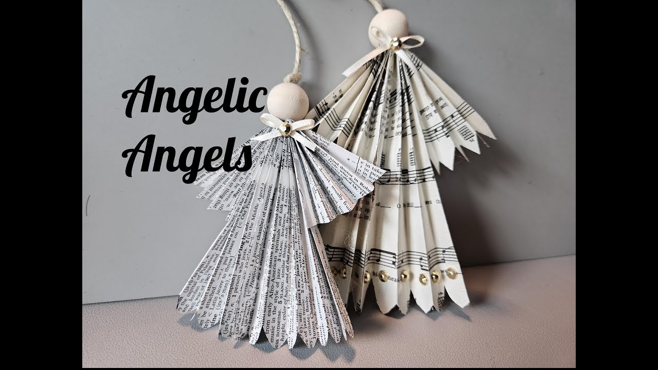Angelic Angels, Paper folded angel, Christmas - YouTube