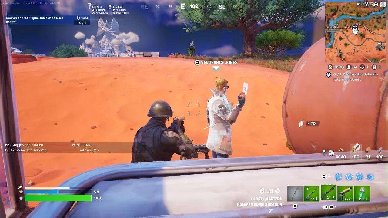 Fortnite chapter 5 season 3 beware The Wanderer story quests part 4 ...