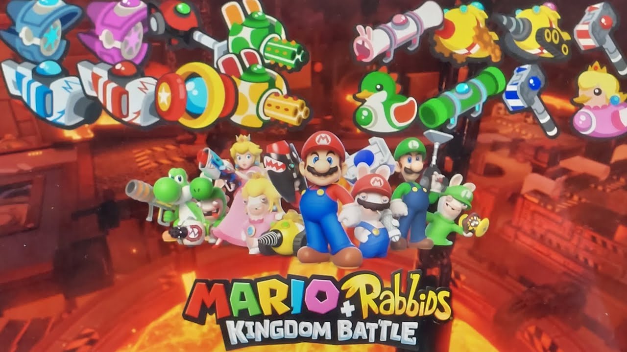 Mario + Rabbids: Kingdom Battle - Clearing Lava Pit/World 4 with the ...