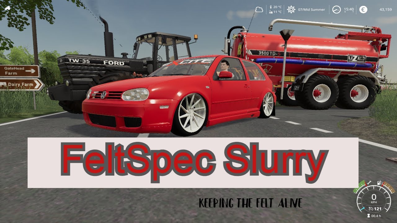 FS19 GATEHEAD FARM DRAWING SLURRY - YouTube