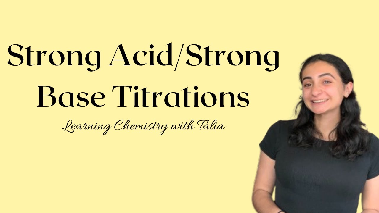 Strong Acid/Strong Base Titration Basics - YouTube