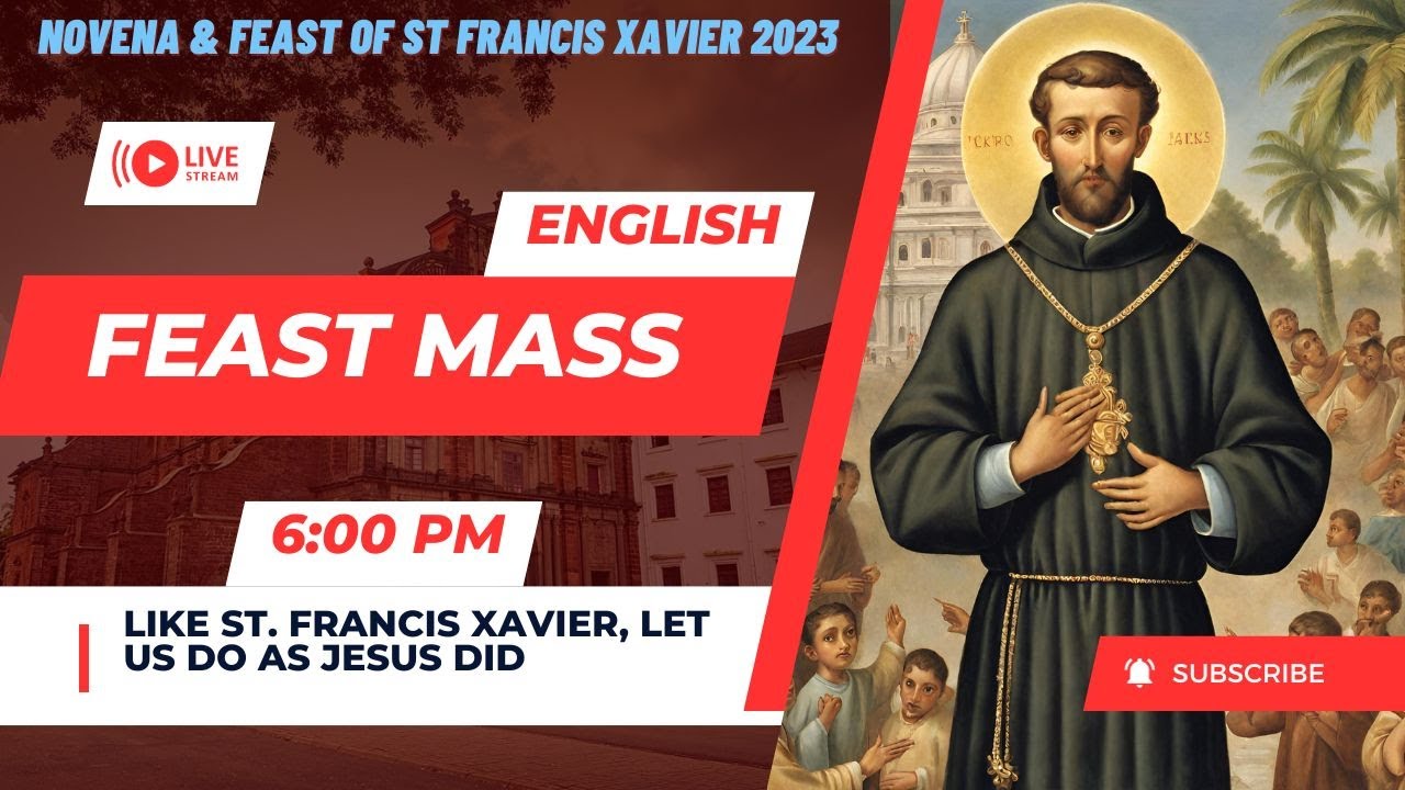 6 PM- English Mass| FEAST DAY | Basilica of Bom Jesus | 4 December 2023 ...