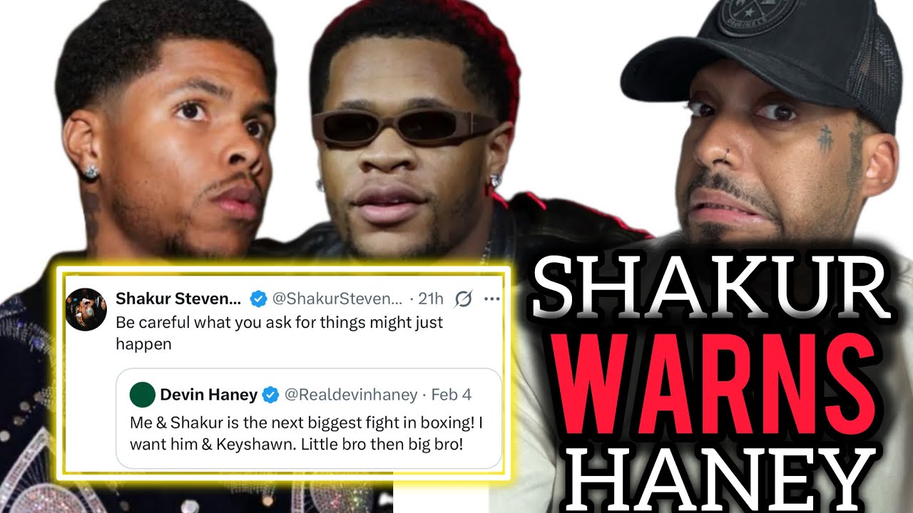 SHOCKING: Shakur Stevenson WARNS Haney ‘Be Careful What You Wish For ...