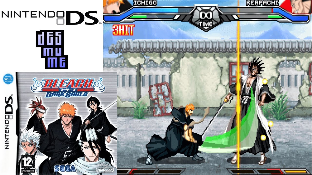 Bleach : Dark Souls (2008) Nintendo DS Gameplay in HD (DeSmuME) - YouTube