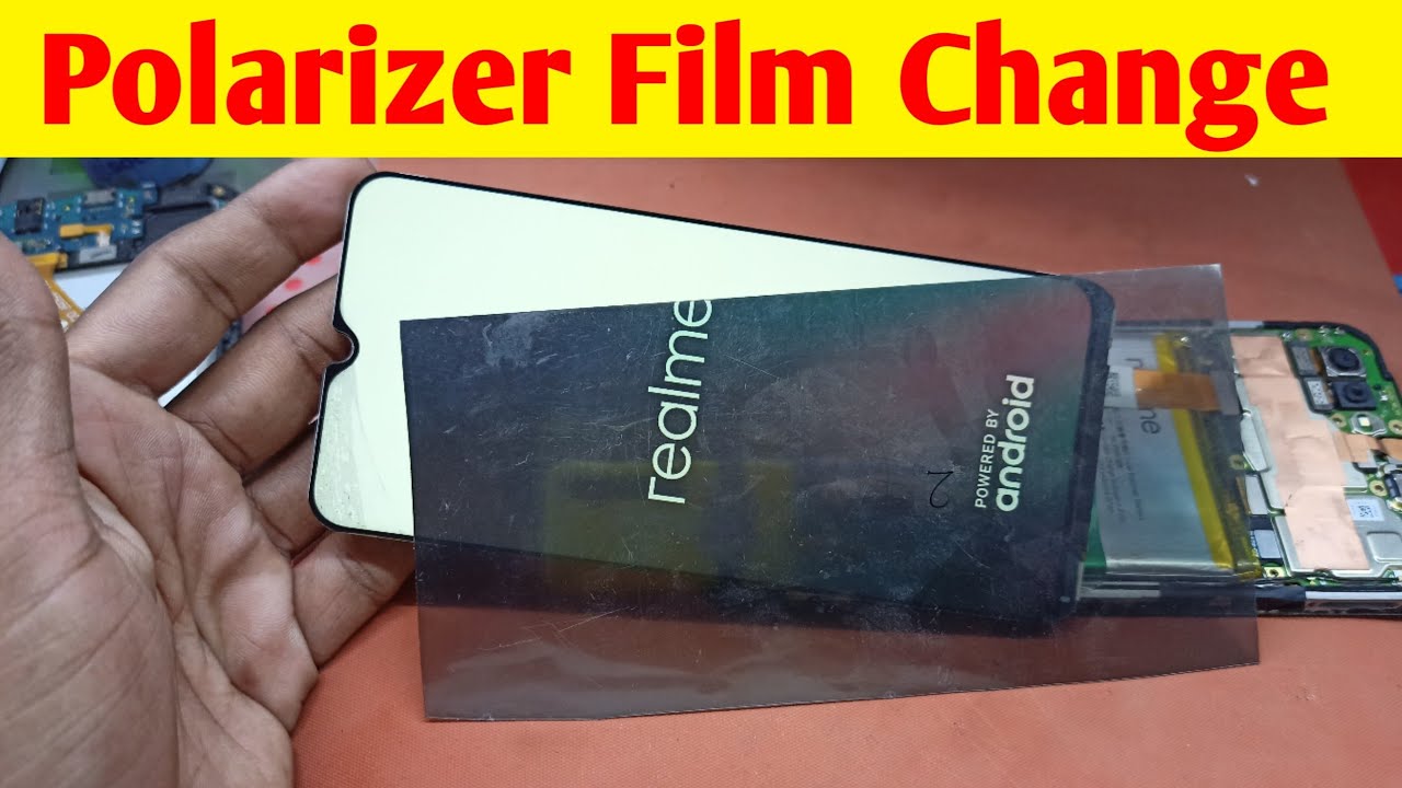 All LCD Display polarizer very easy tricks | film change | Grafick ...