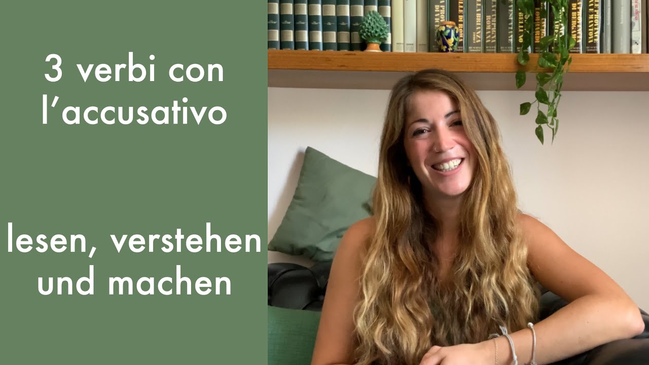 Lezioni di tedesco - Grammatica - 3 verbi che reggono l'accusativo ...