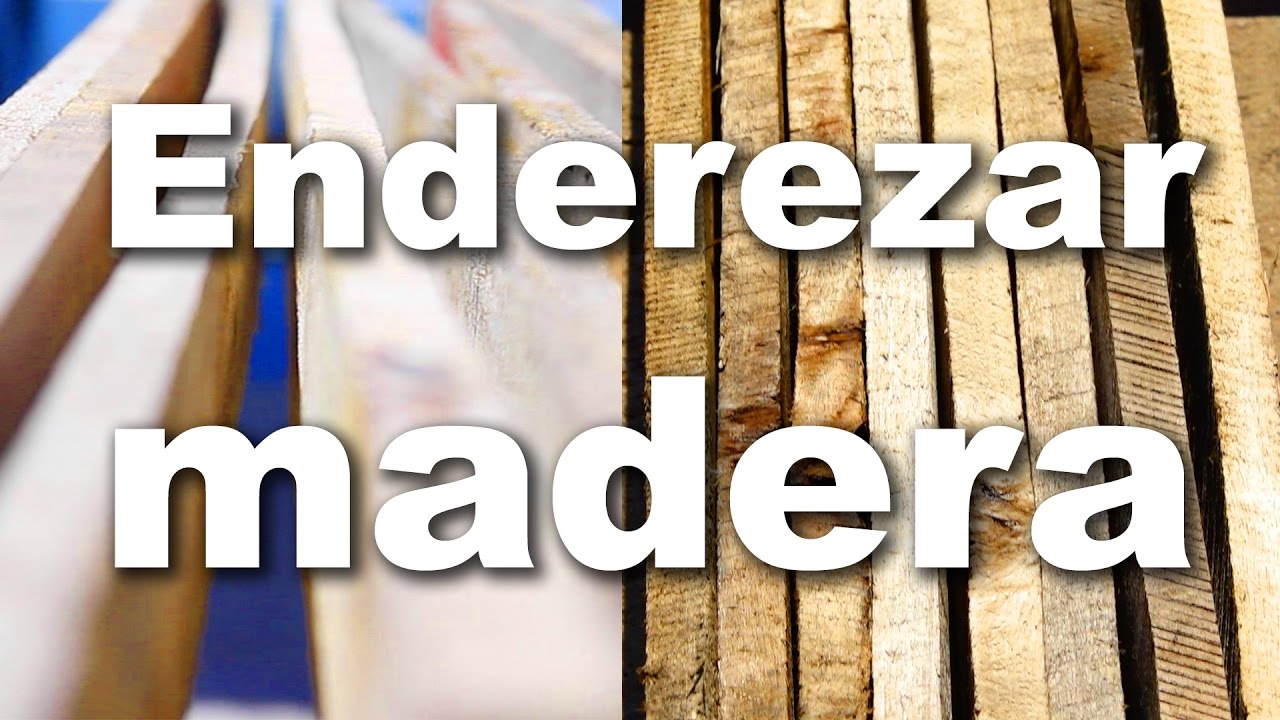 Enderezar madera torcida - YouTube
