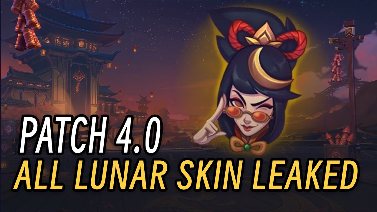 WILD RIFT - PATCH 4.0 ALL 6 LUNAR NEW YEAR SKINS! FIRECRACKER VAYNE ...