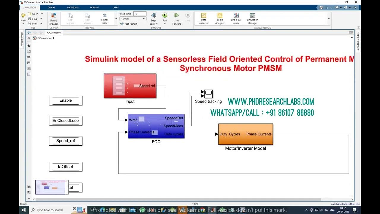Sensorless Field Oriented Control Of Permanent Magnet Synchronous Motor