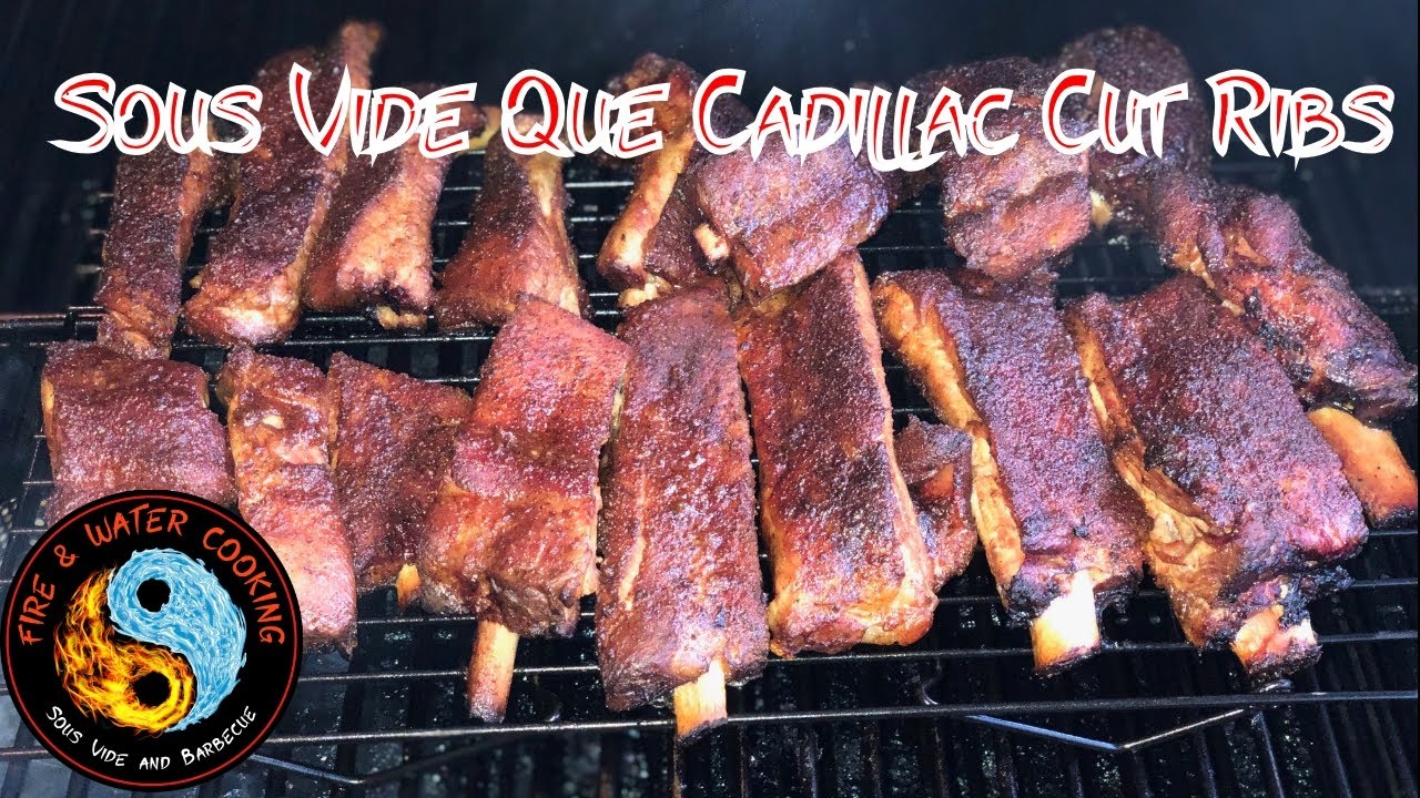 Sous Vide Que Cadillac or Hollywood Cut Pork Ribs on the Camp Chef ...