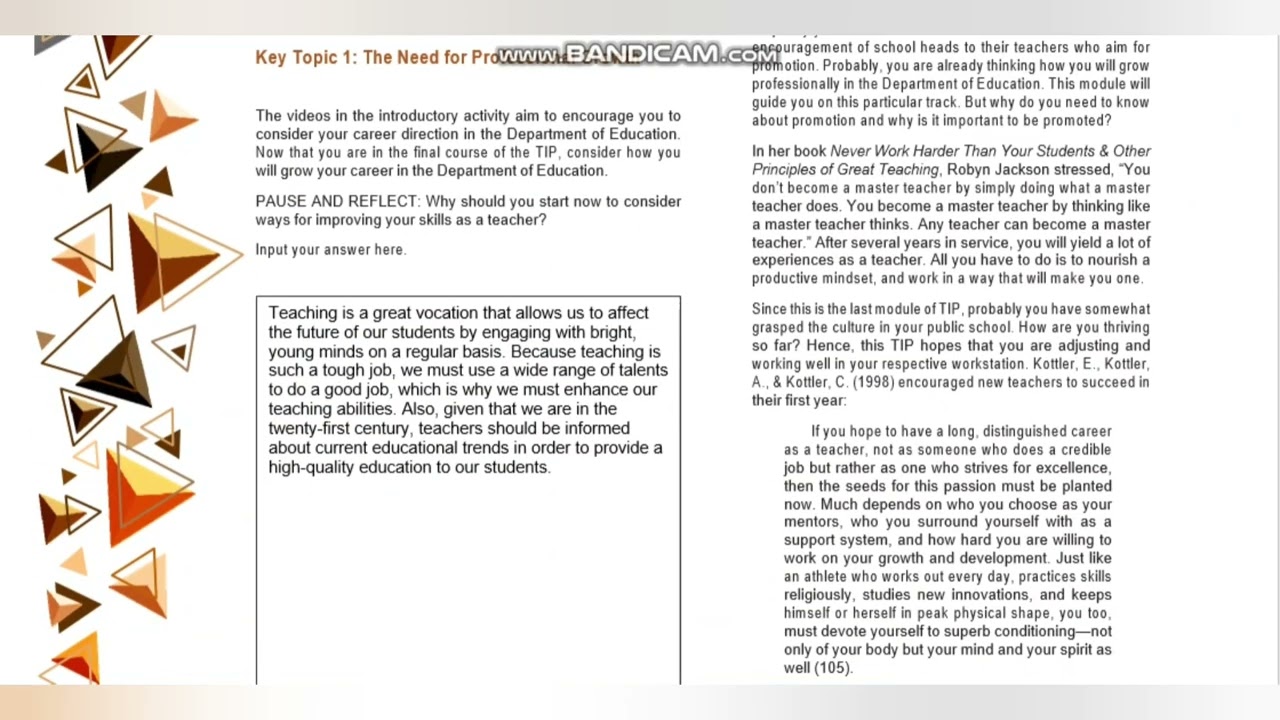 TIP Offline Module 6- Course book 6- Portfolio (T'cherRhiz) - YouTube