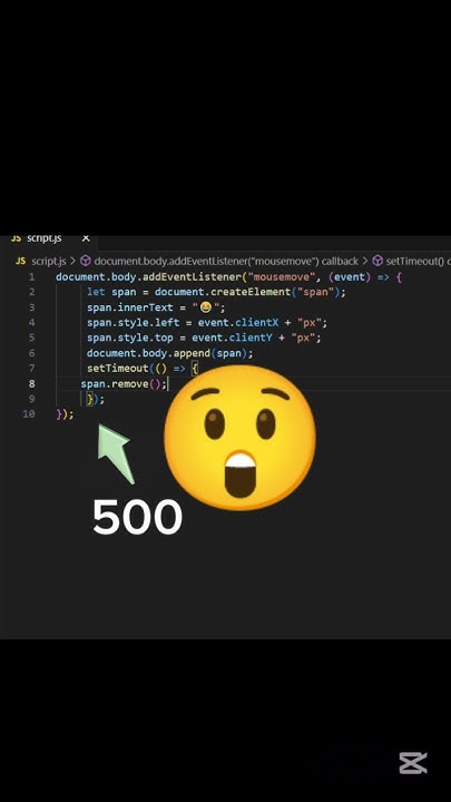 🎯 Mouse Trail Emoji Effect using HTML, CSS & JavaScript - YouTube