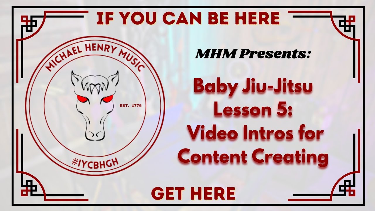 Baby Jiu-Jitsu Lesson 5: Just let me finish the intro!!! Come on ...
