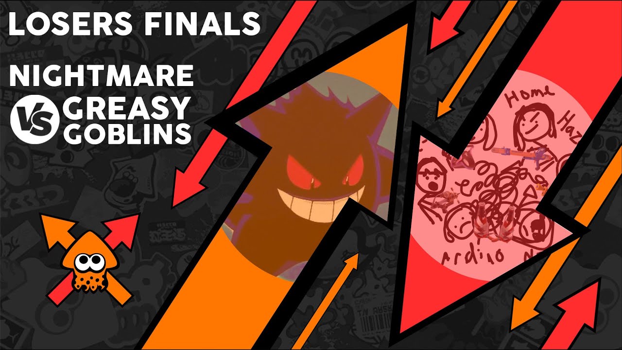 Squid Junction 39 - Losers Finals - Nightmare vs Greasy Goblins - YouTube