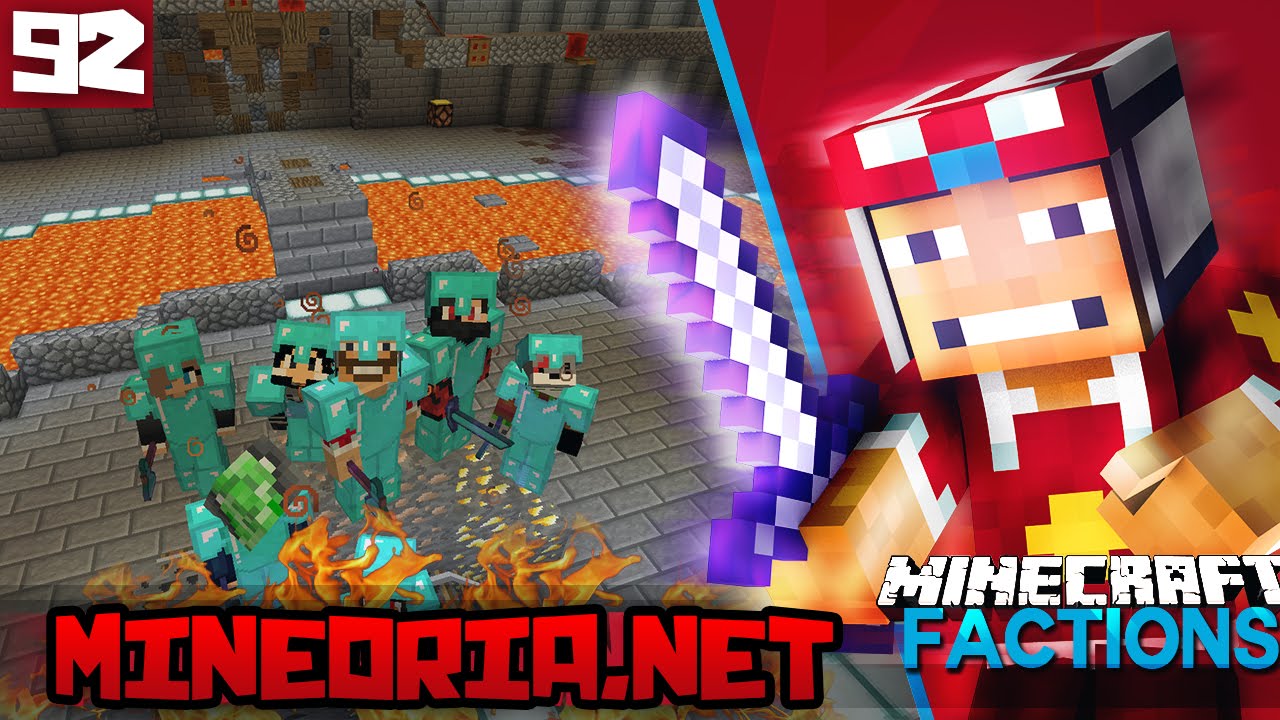 Minecraft Factions: WARP PVP ACTION!!! - Mineoria.net - YouTube