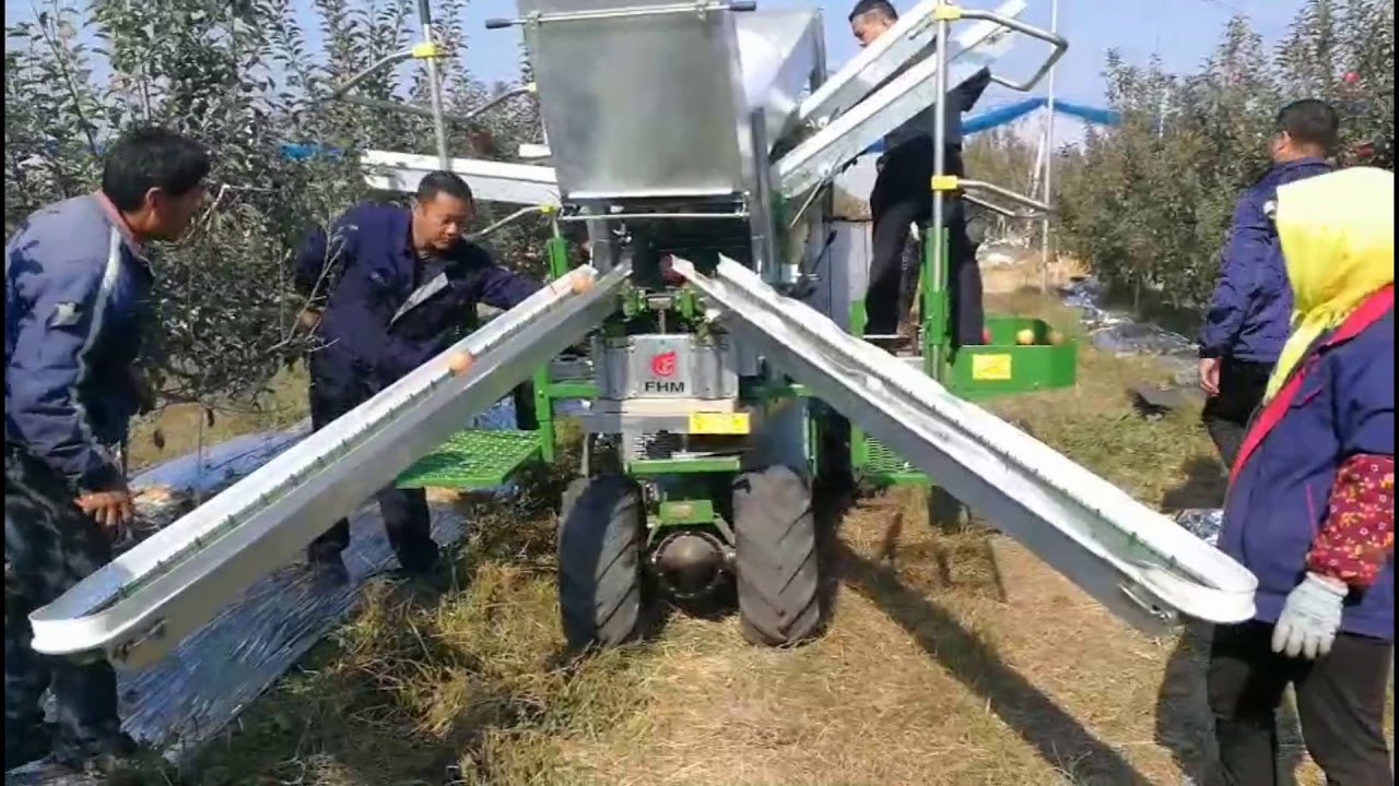 How to use Apple Harvester Pluk-o-trak AH320 - YouTube
