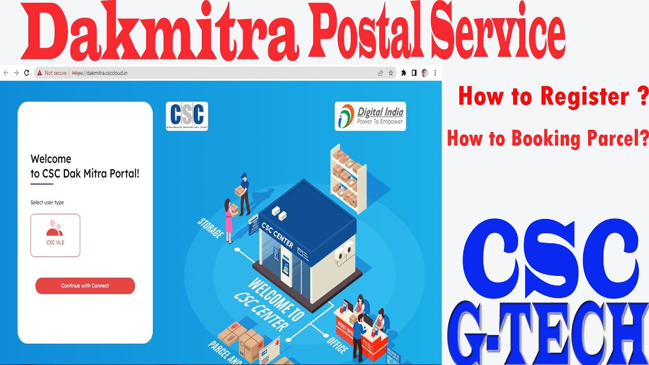 How to Register Dak mitra Service - YouTube