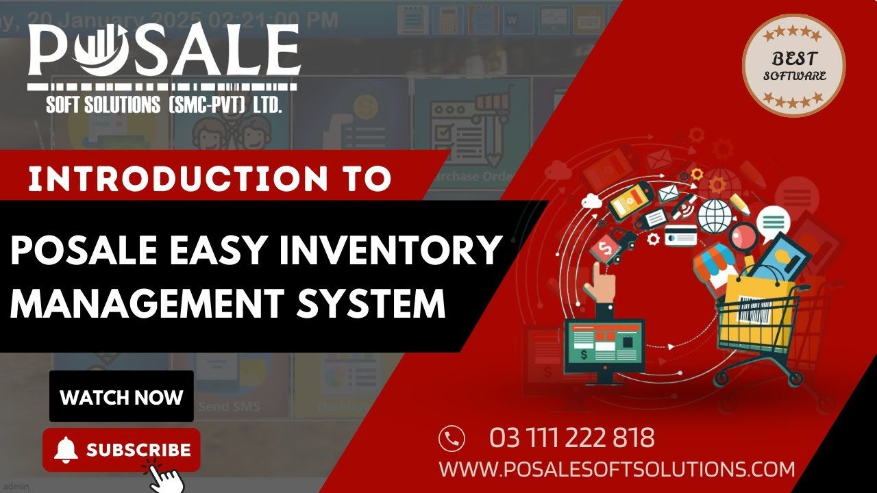 INTRODUCTION VIDEO TO, POSALE EASY INVENTORY MANAGEMENT SYSTEM # ...