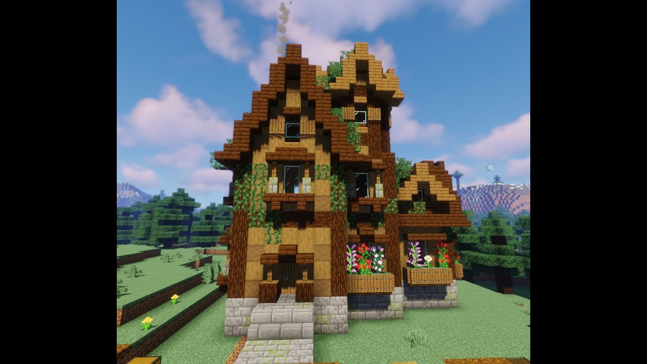 Rustic Minecraft House Speedbuild - YouTube
