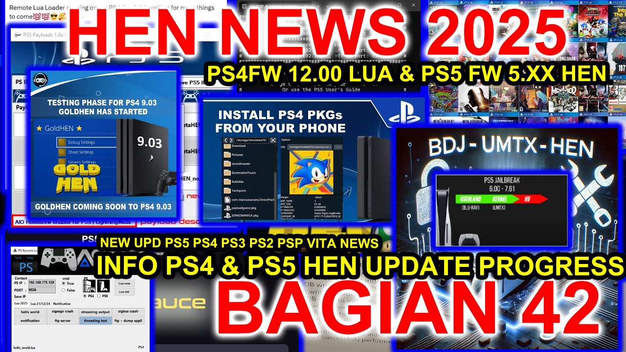 2025 PS4 LUA FW 12.00 HEN & PS5 HEN UPD 5.XX – Update news #Bagian42 ...