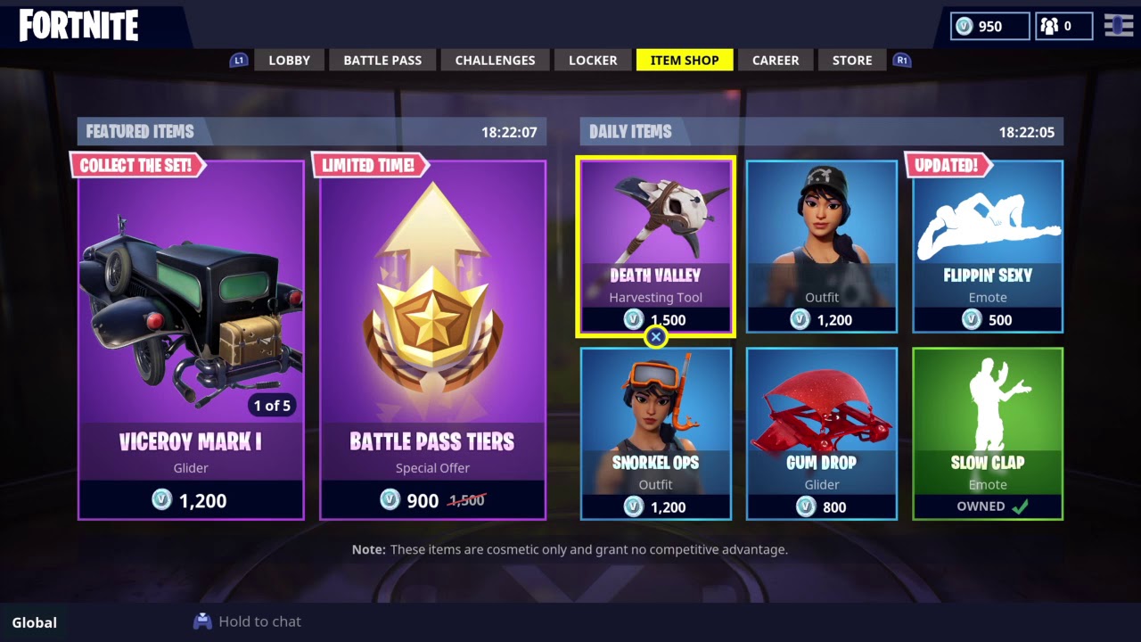 Fortnite Battle Royale: Todays Item shop - YouTube