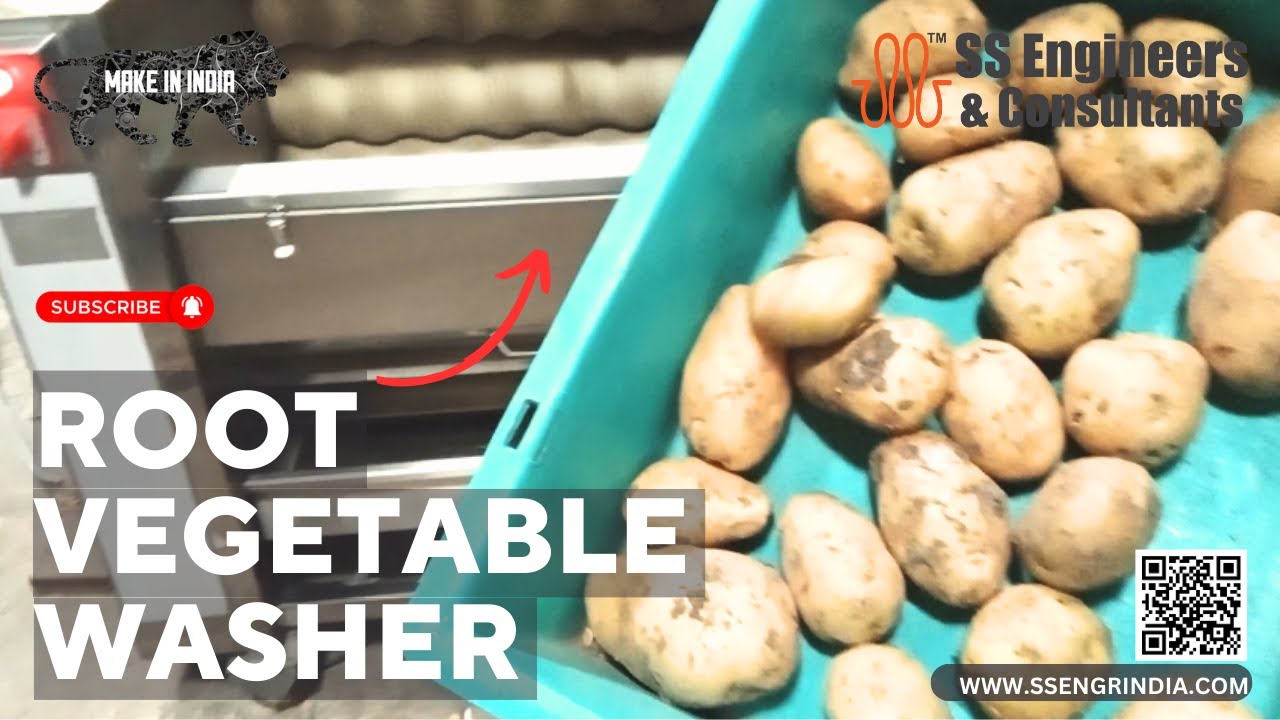 Root Vegetable Washer | potato washing | potato peeling | carrot washer ...
