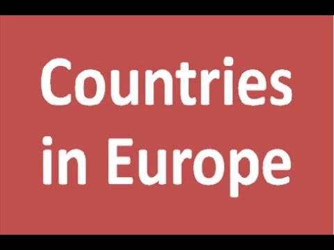 Countries in Europe - YouTube