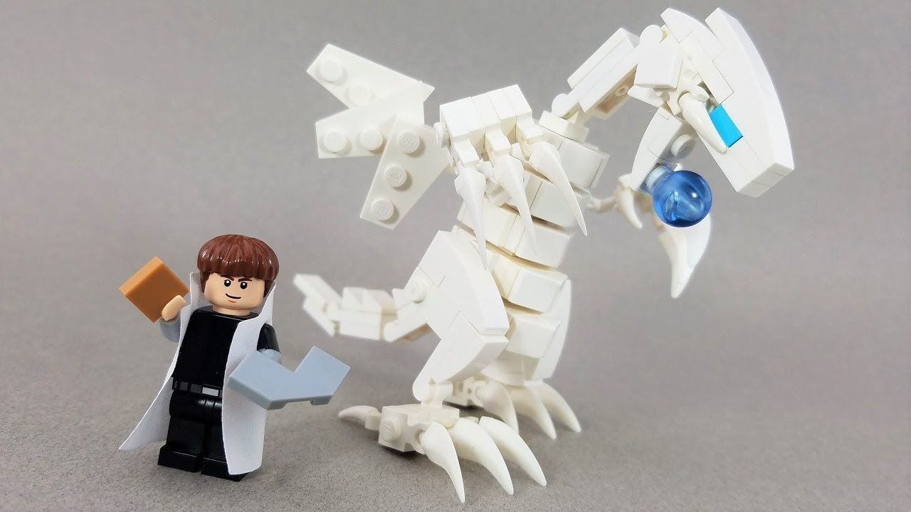 Lego Yu-Gi-Oh! - Blue-Eyes White Dragon & Seto Kaiba - YouTube
