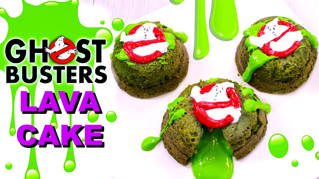 GHOSTBUSTERS LAVA CAKE - YouTube