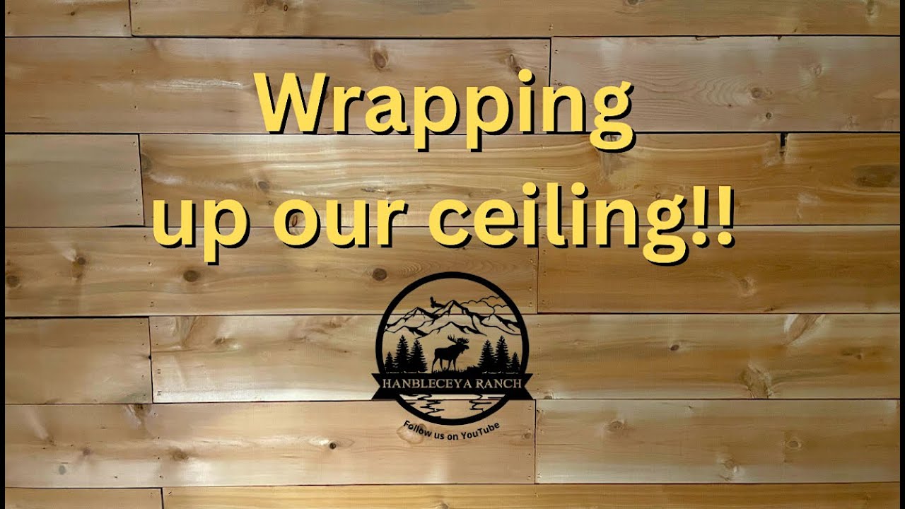 Wrapping up our Cedar Ceiling - YouTube