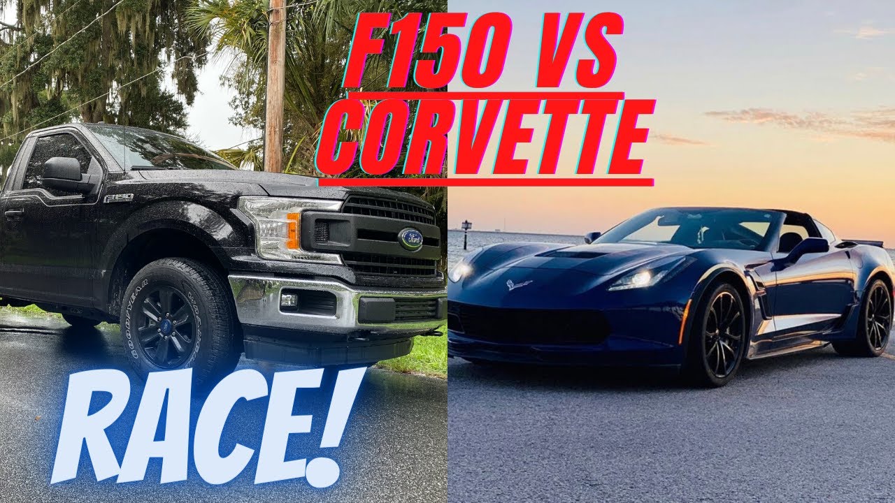 4x4 F150 vs C7 Vette & AWD Lexus!! Cops showed up... - YouTube