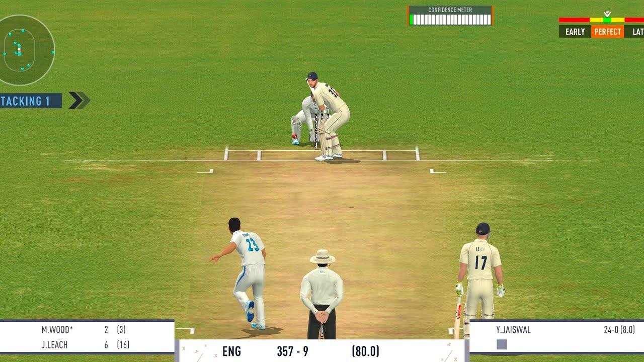 india vs England test series match 1 real cricket 24 England batting ...