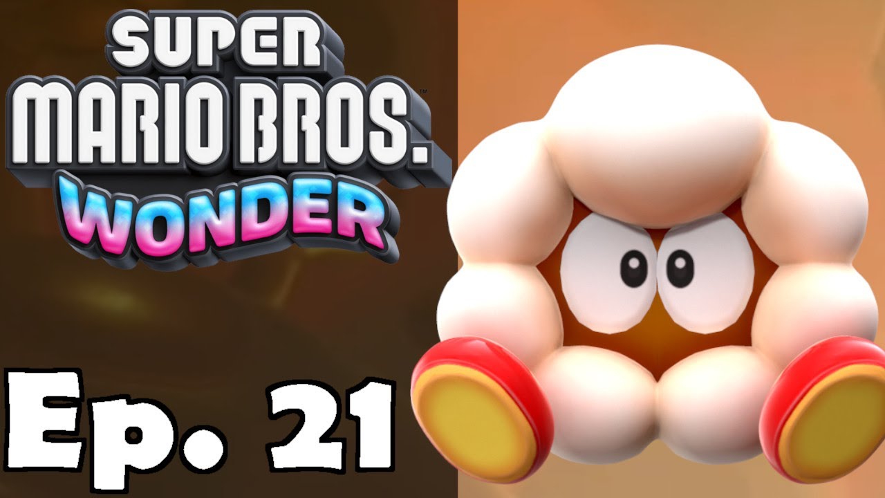 Super Mario Wonder Co-Op Let's Play, Ep. 21 World 6 (Swimming In Lava ...