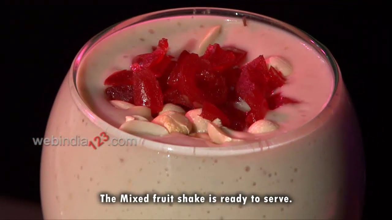Mixed Fruit Shake | webindia123.com - YouTube